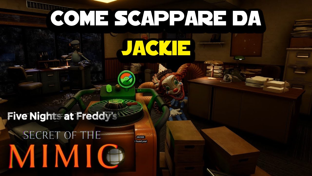 Come scappare da Jackie su Five Nights at Freddy's: Secret of the Mimic ...