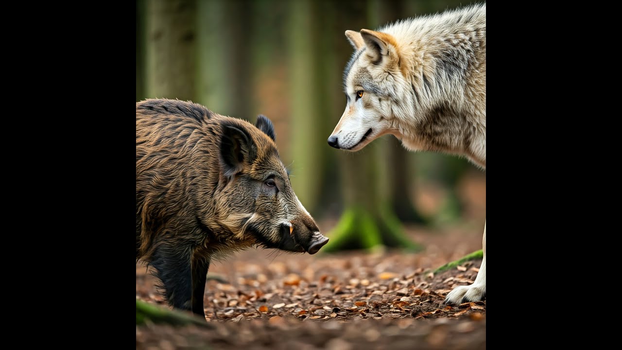 Wolves vs Wild Boars Nature's Duel! VEED - YouTube