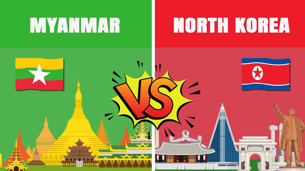 Myanmar vs North Korea | Country Comparison | Data Around The World ...