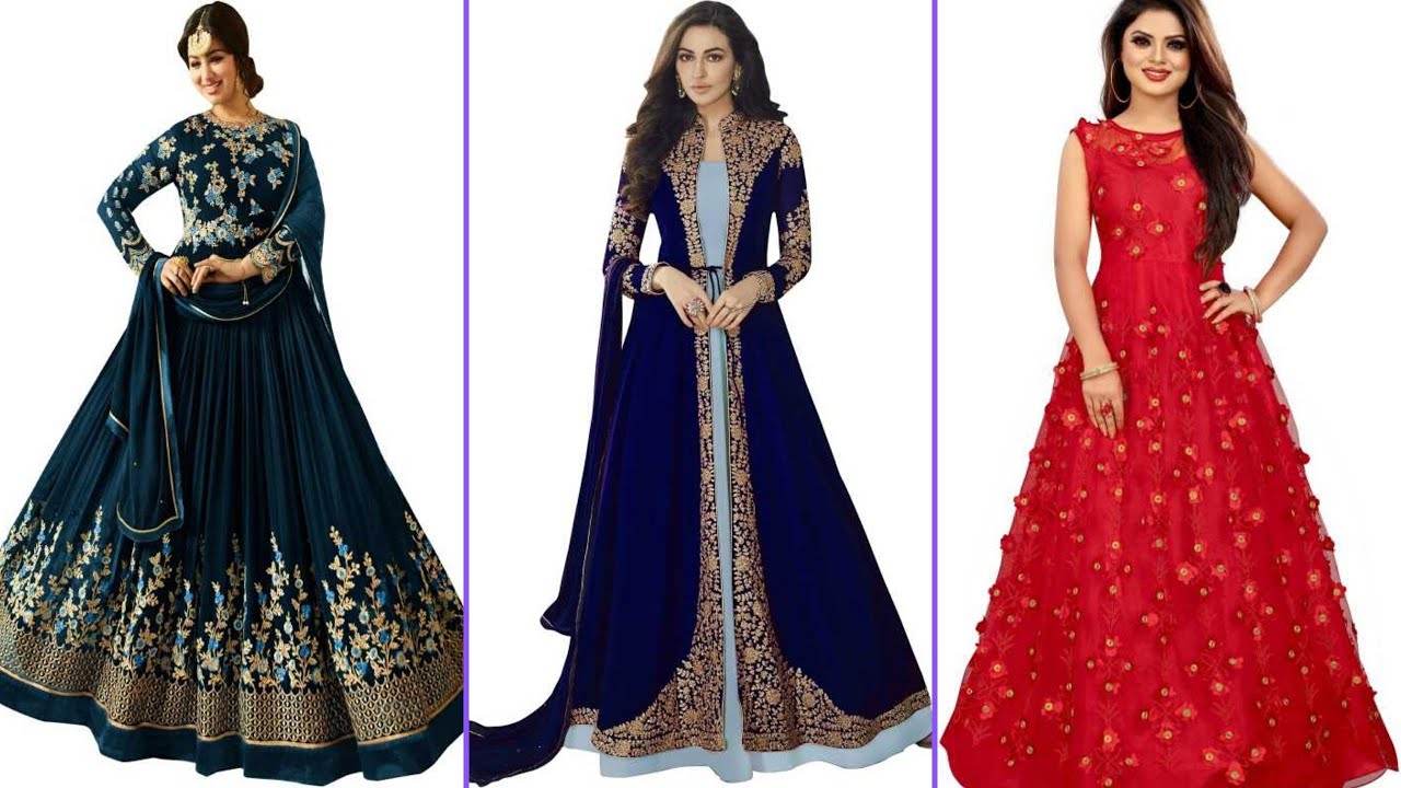 Beautiful long dresses collection for girls || Maxi dresses ideas - YouTube