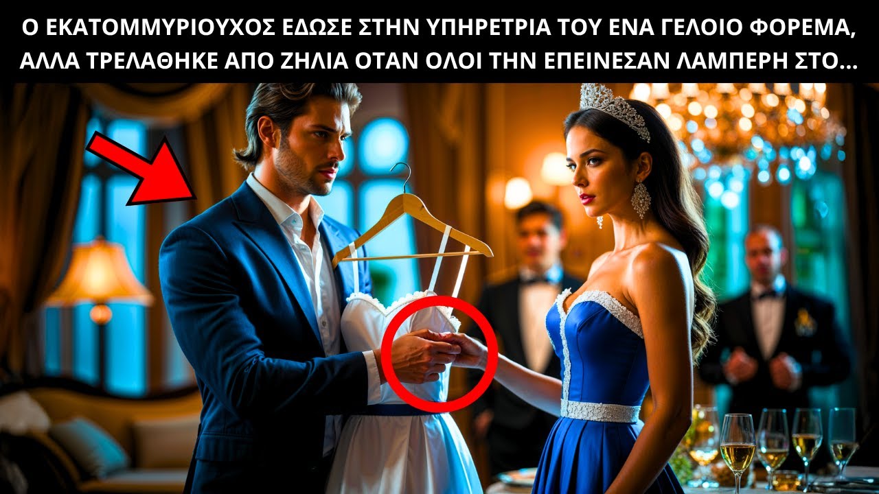 ΕΔΩΣΕ ΣΤΗΝ ΥΠΗΡΕΤΡΙΑ ΕΝΑ ΓΕΛΟΙΟ ΦΟΡΕΜΑ… ΑΛΛΑ ΚΑΗΚΕ ΑΠΟ ΖΗΛΙΑ ΟΤΑΝ ΤΗΝ ...