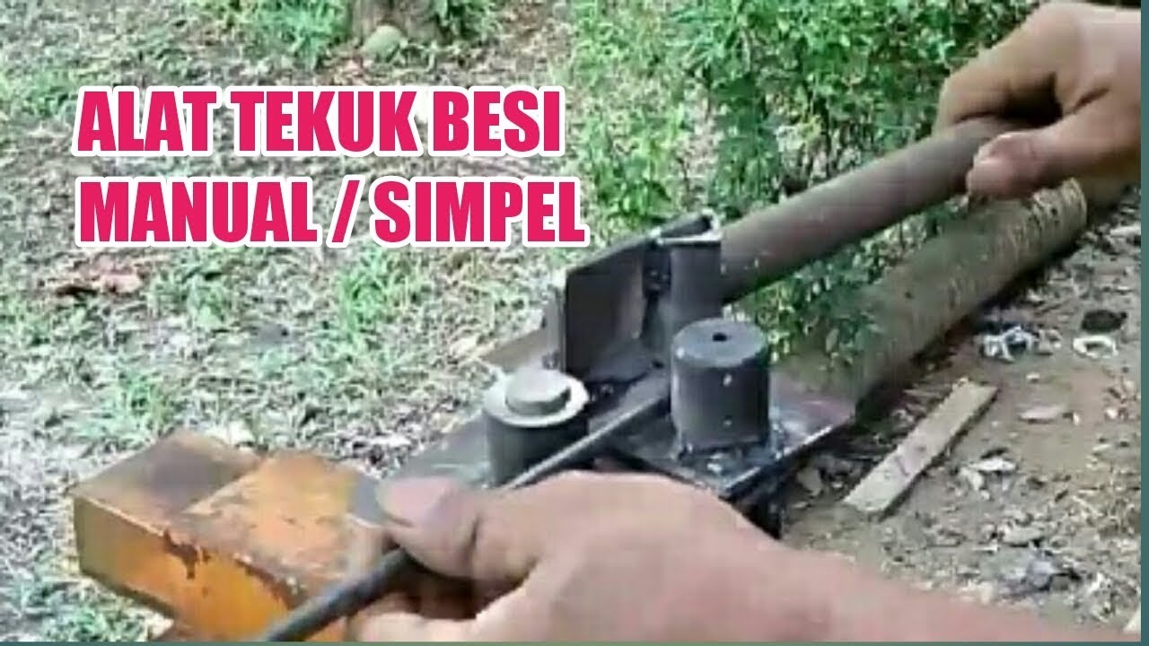 CARA MUDAH MEMBUAT ALAT TEKUK BESI MANUAL/SIMPEL #RDC - YouTube