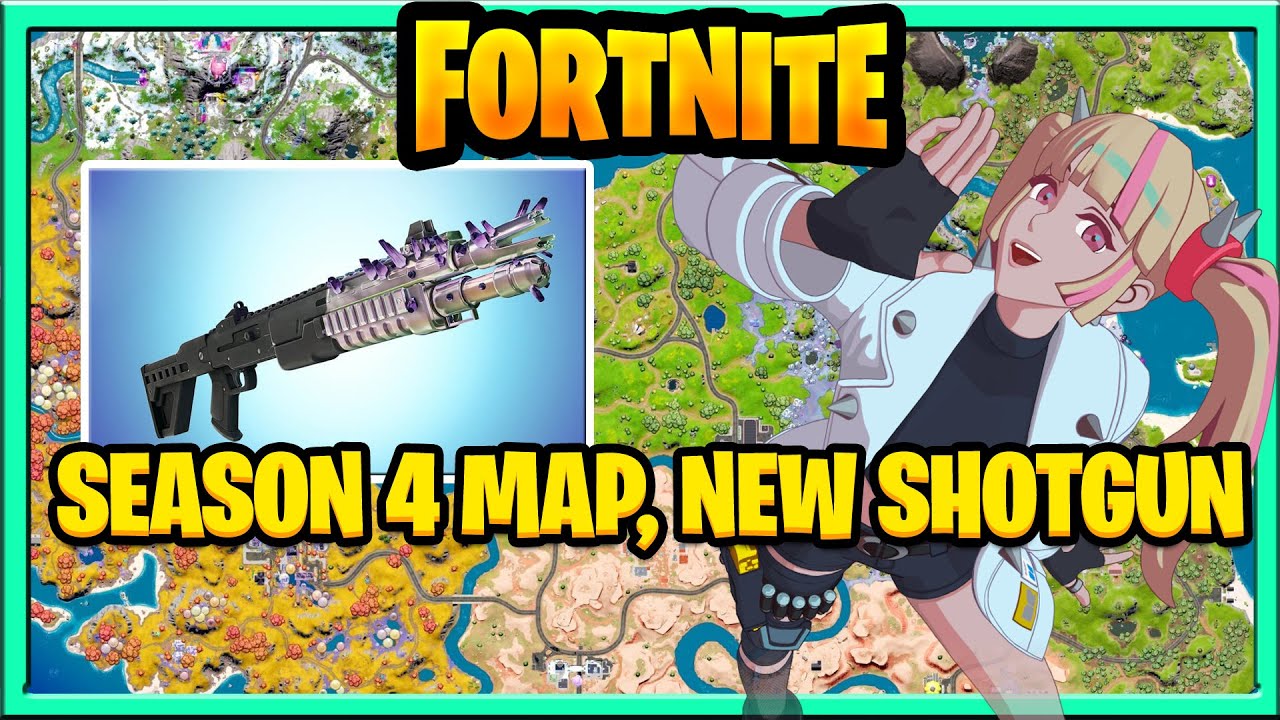 Fortnite Season 4 Map Leaked, New Chrome Shotgun, Info And Season 4 New ...