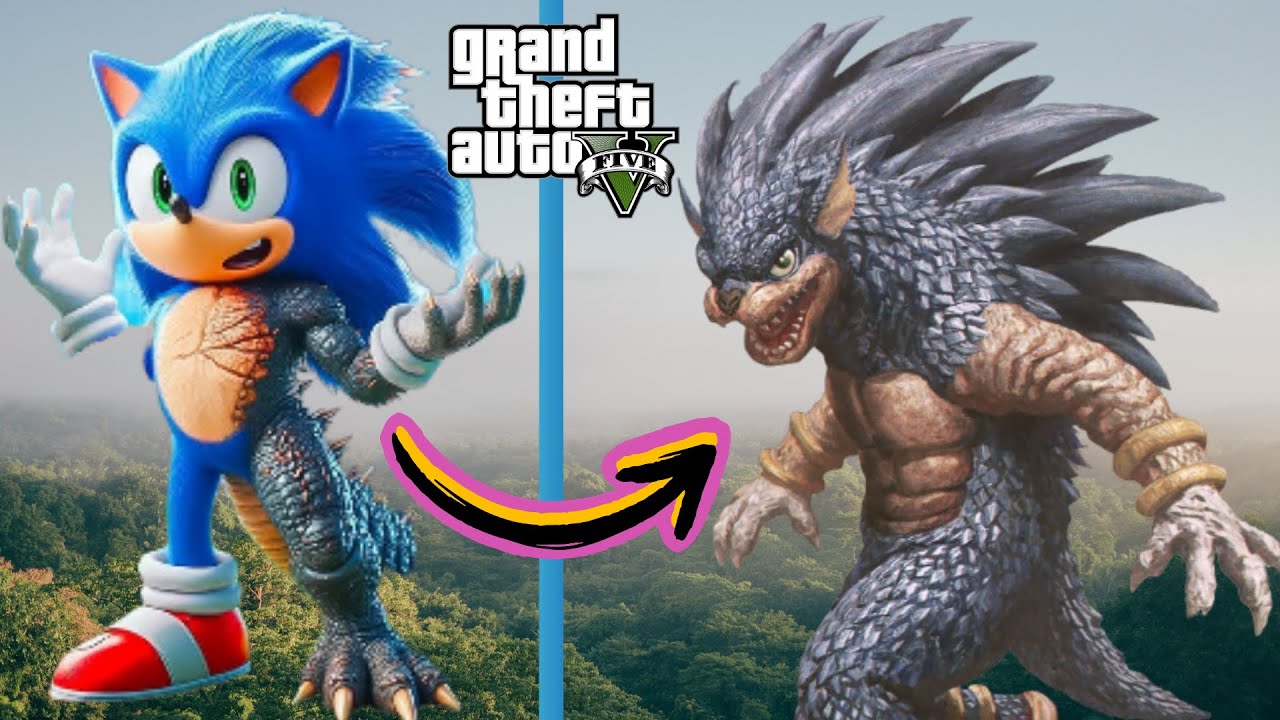 Upgrading SONIC to the GODZILLA SONIC in GTA 5! (FreshBattle) - YouTube