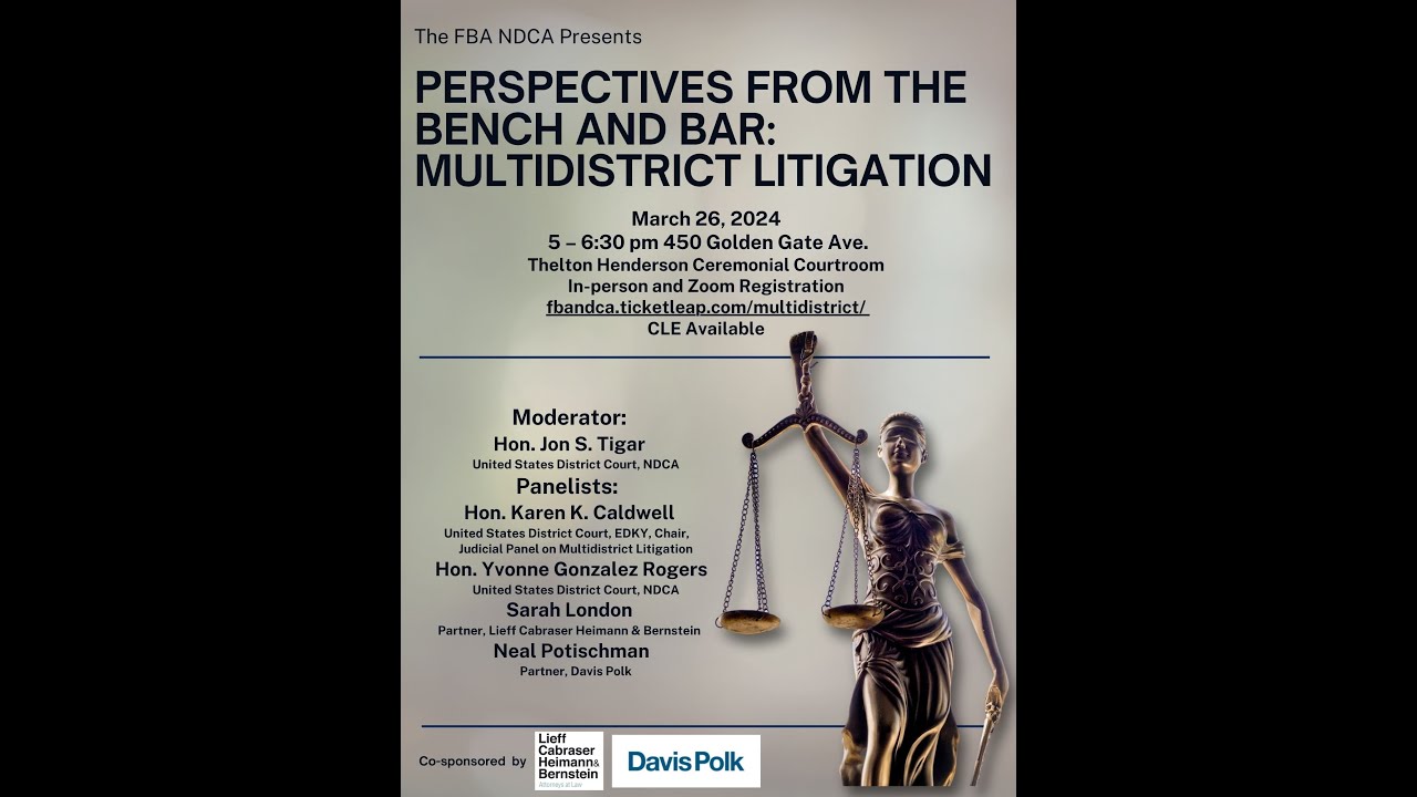 Multidistrict Litigation Panel - YouTube