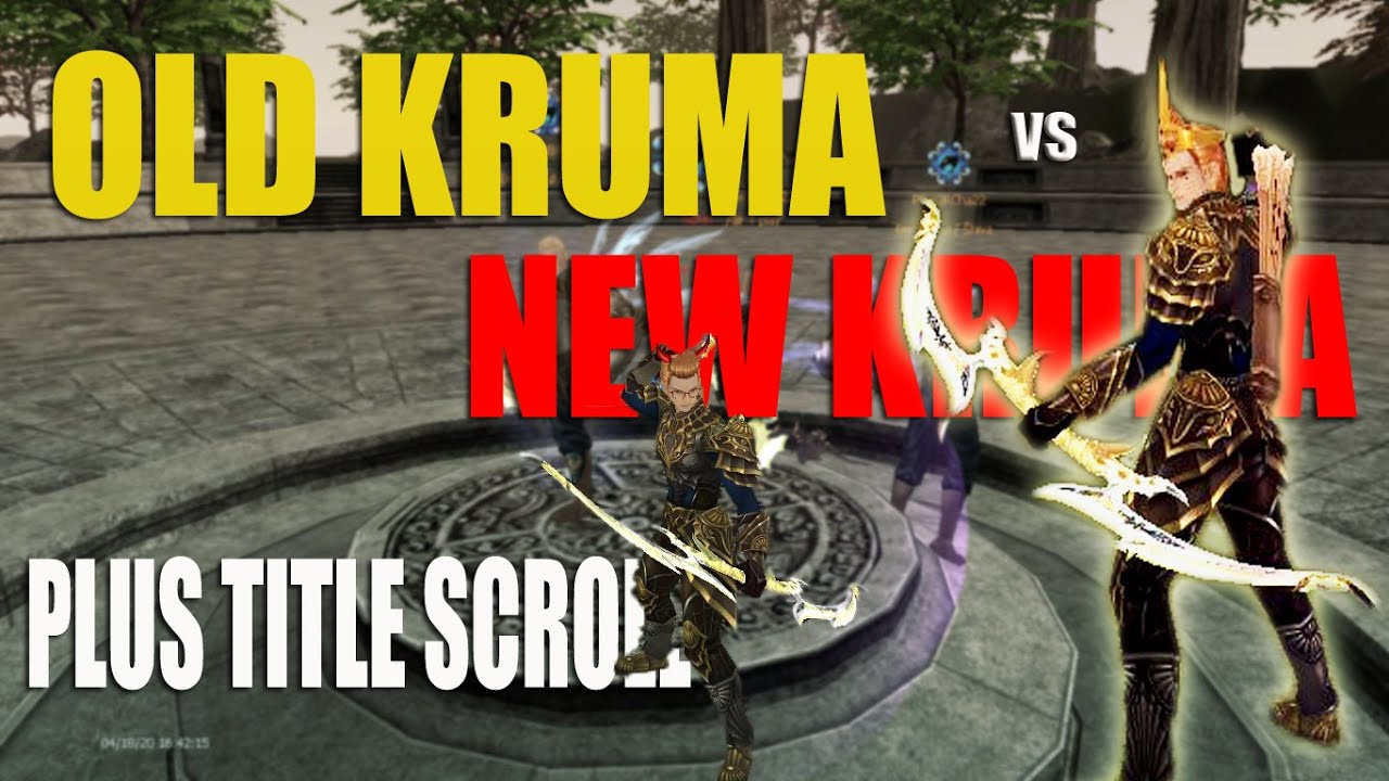 Old kruma vs New Kruma & Title Scroll available na sa Tantra Enthusiast ...