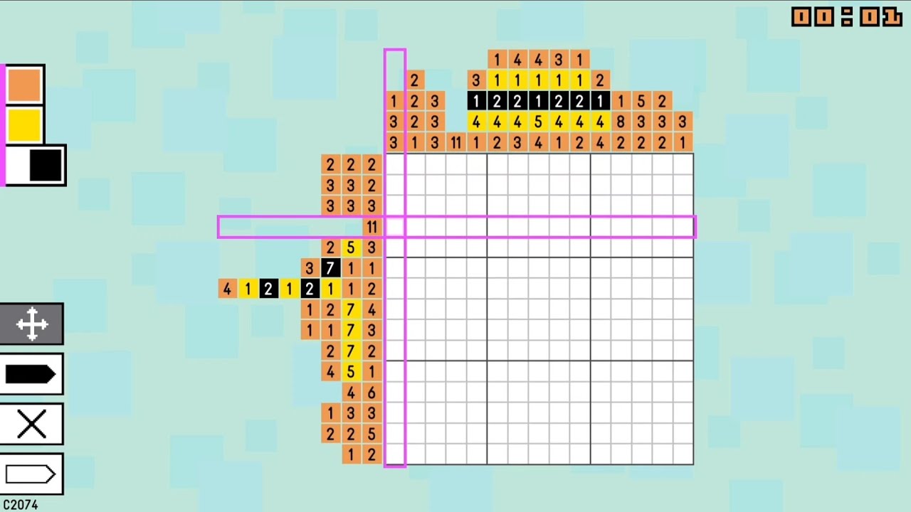 Pic-a-Pix Color 2🧩: Level 74 - YouTube