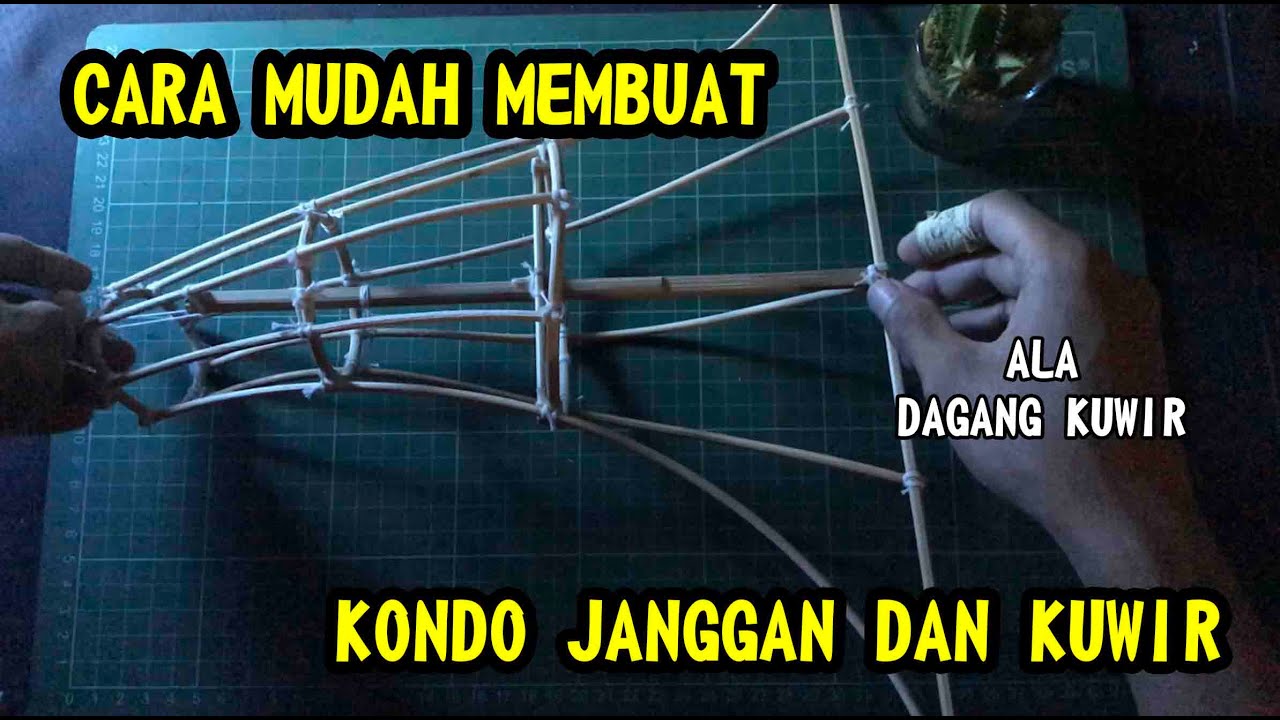 CARA MEMBUAT KONDO LAYANGAN JANGGAN DAN KUWIR‼️ TUTORIAL SIMPLE‼️ - YouTube