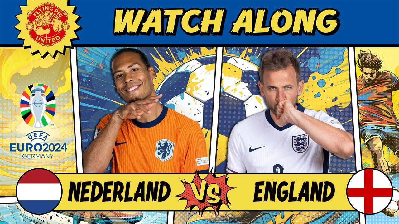 Netherlands VS England 1-2 LIVE WATCH ALONG EURO 2024 Semi Final # ...