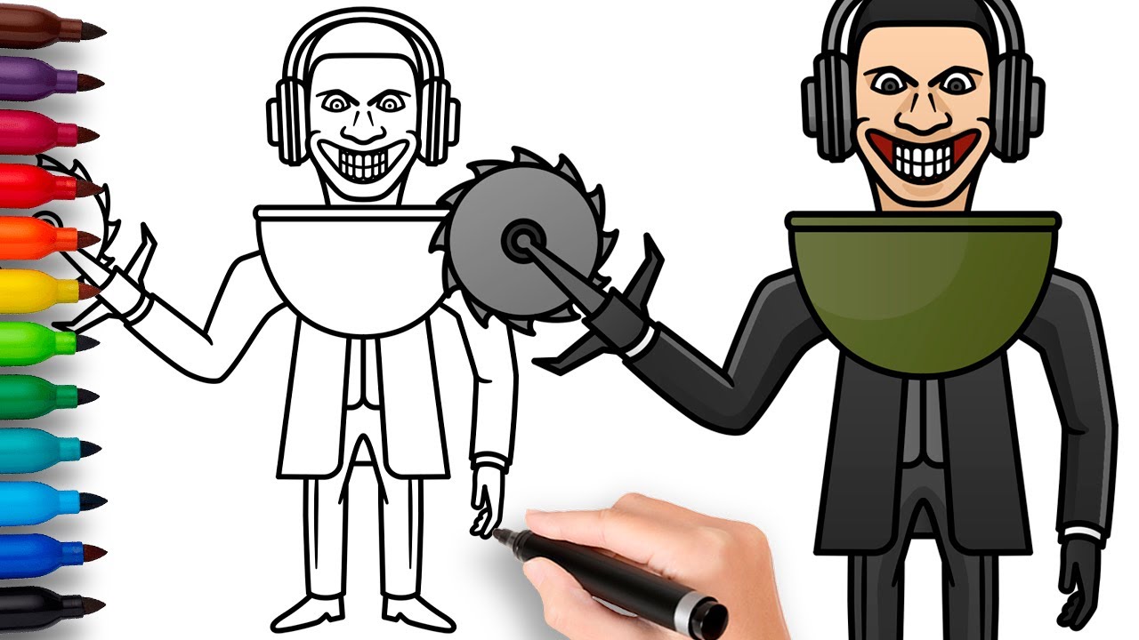 COMO DIBUJAR a BUZZSAW MUTANT | Skibidi Toilet - paso a paso, fácil y ...