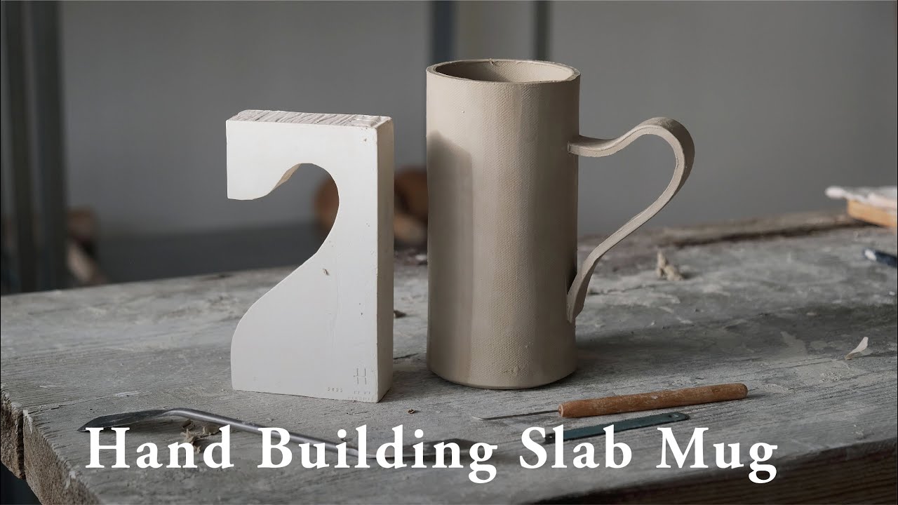 06 How to Make a Slab Mug | Hand Building Pottery - YouTube