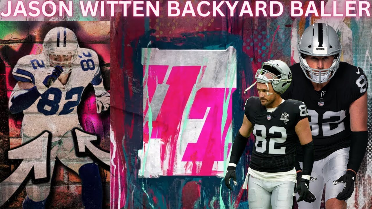 MADDEN 23 BACKYARD BALLERS JASON WITTEN GAMEPLAY RAIDERS THEME TEAM ...