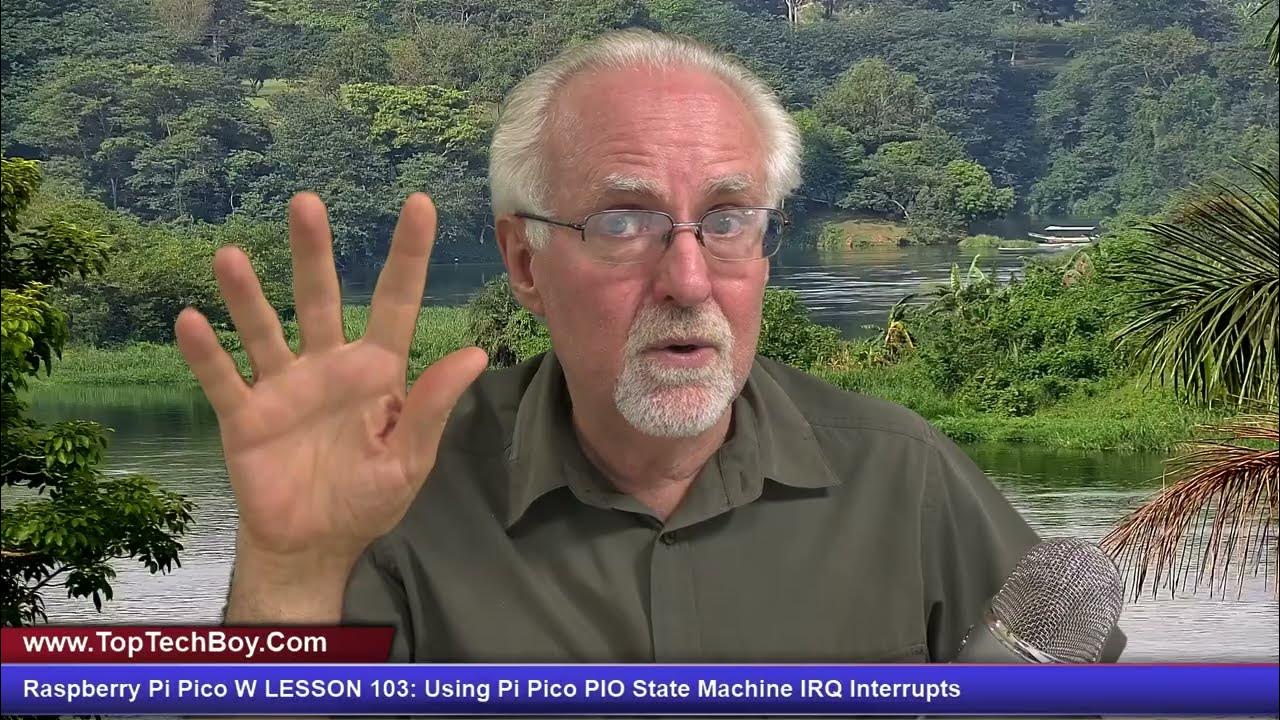 Raspberry Pi Pico W LESSON 103: Using Pi Pico PIO State Machine IRQ Interrupts - YouTube