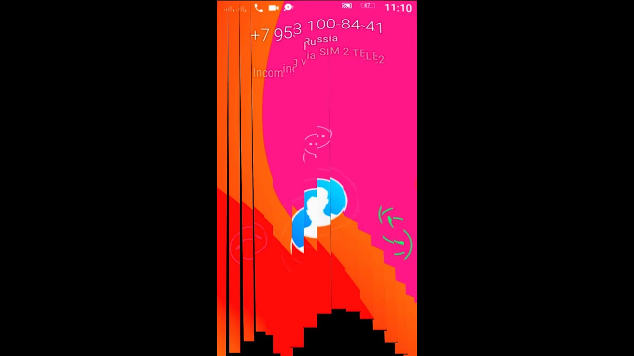 Lenovo Vibe B screen recorder/ Incoming call (wave effect) - YouTube