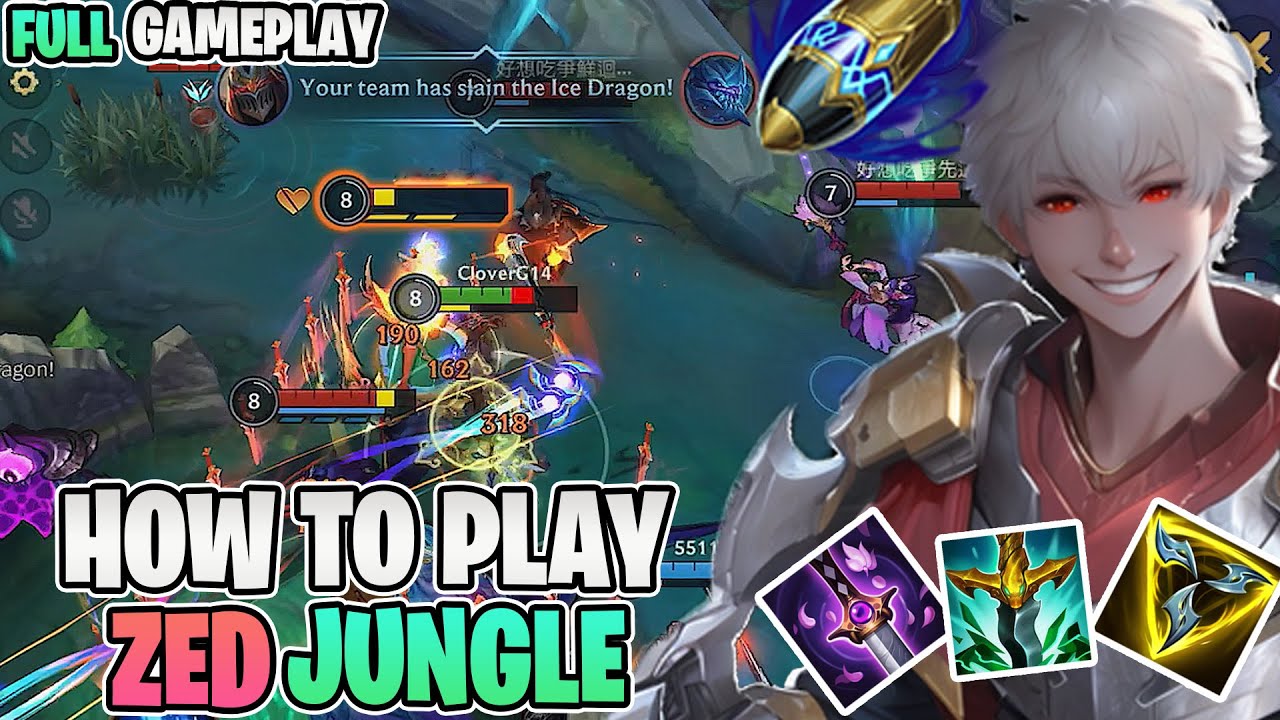 Zed Guide #16 | Zed Jungle #wildrift #leagueoflegends #zed - YouTube