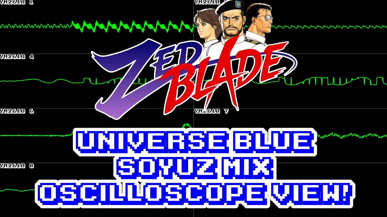 Zed Blade - Universe Blue - In Oscilloscope View! Chords - Chordify