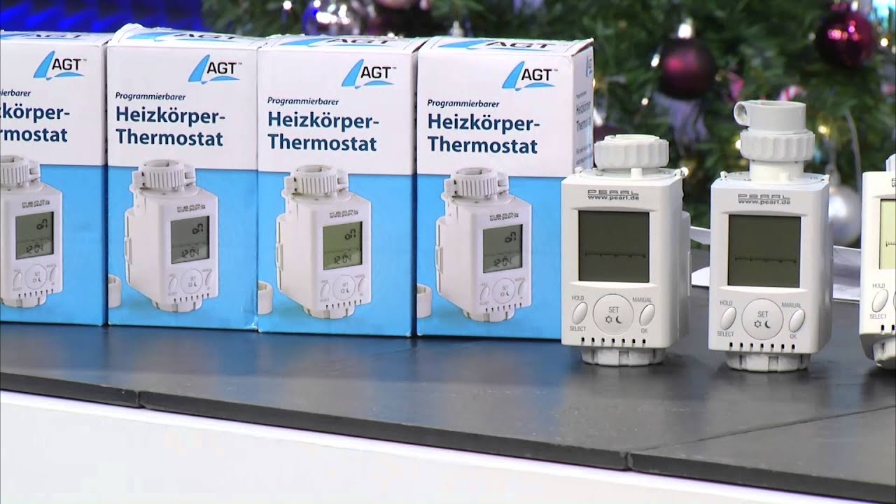 PEARL Programmierbarer Heizkörper-Thermostat (Energiesparregler) - YouTube