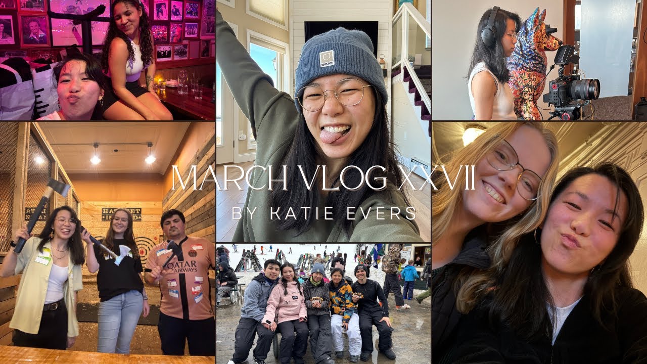 March Vlog XXVII | First time at Loon Mountain! | Katie Evers - YouTube