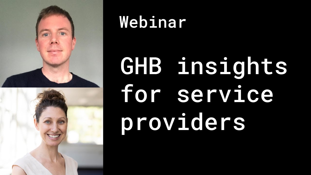 GHB insights for service providers - webinar - YouTube