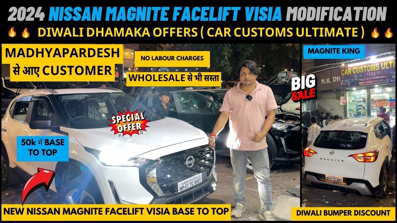 nissan magnite facelift visia modified Madhya Pardesh Magnite car ...