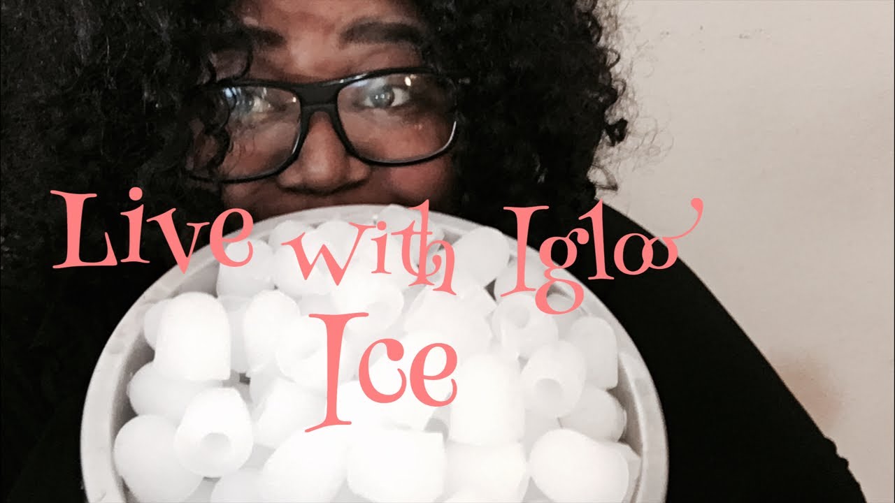 HI FRIENDS! Blended Igloo Ice ️Ice Eating ️ - YouTube