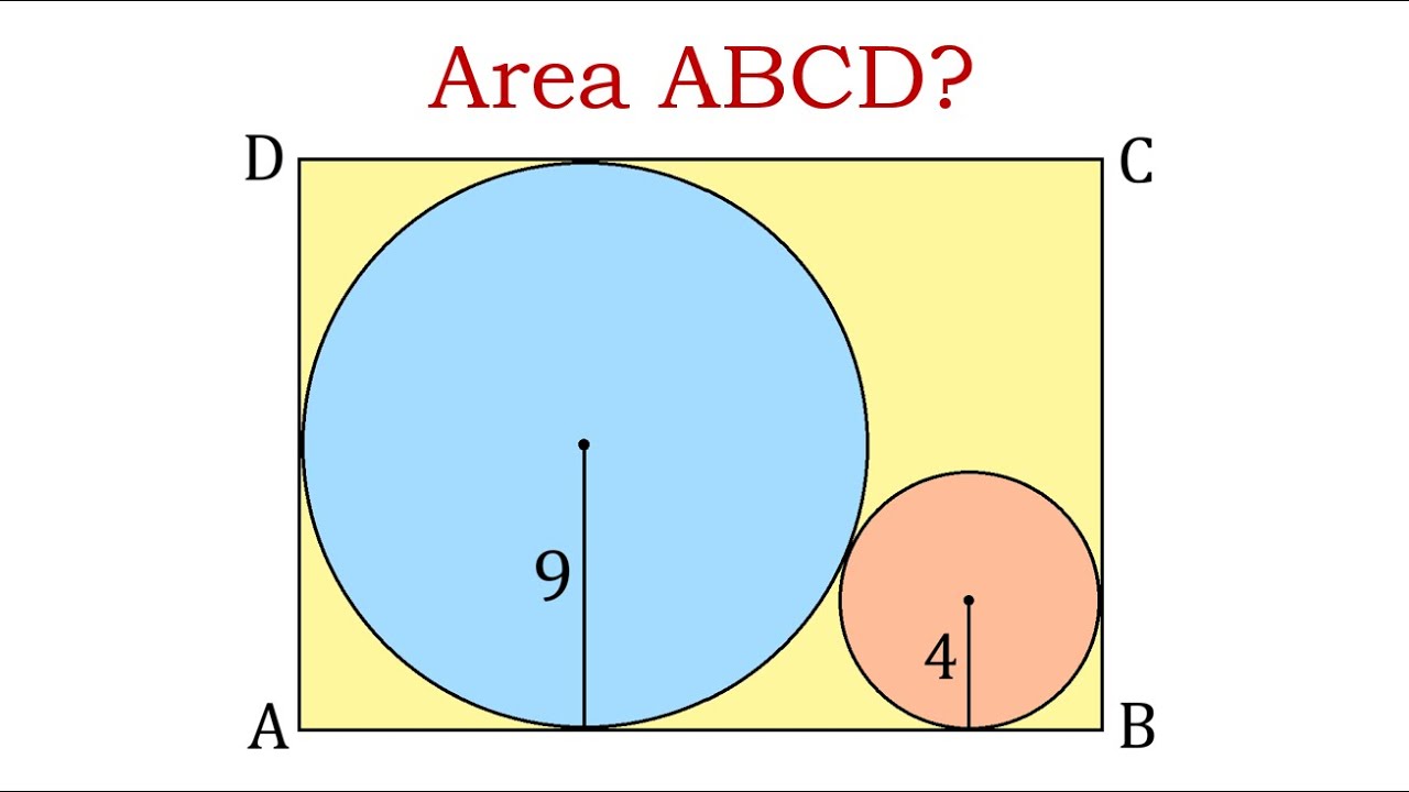What is the Area of the Rectangle ABCD? - YouTube