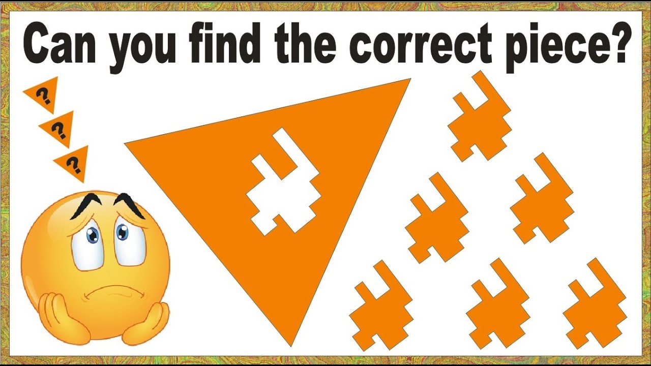Can you identify the actual missing piece? - YouTube