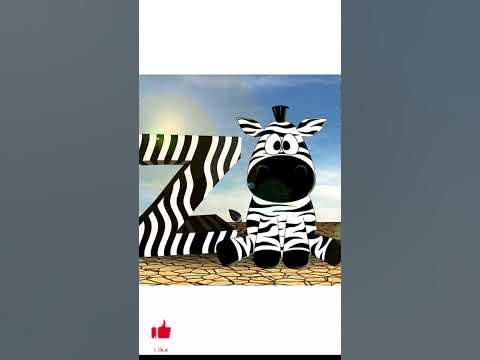 Z for Zebra Rhymes for Kindergarten in English for Kids - YouTube