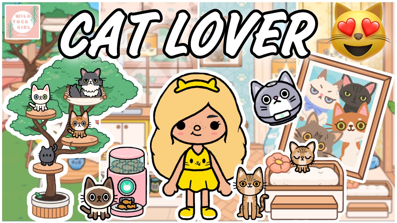 CAT LOVER 🐈😻 NEW FLUFFY FRIENDS HOUSE 🏡 TOCA LIFE WORLD 🌎 - YouTube