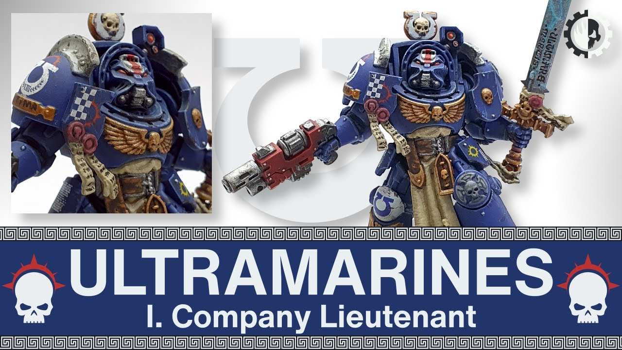 Ultramarines | Terminator Lieutenant (1st Company) | How I Paint Things ...