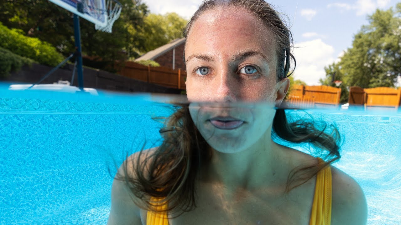 I tried an underwater pool photoshoot for the FIRST time!!! - YouTube