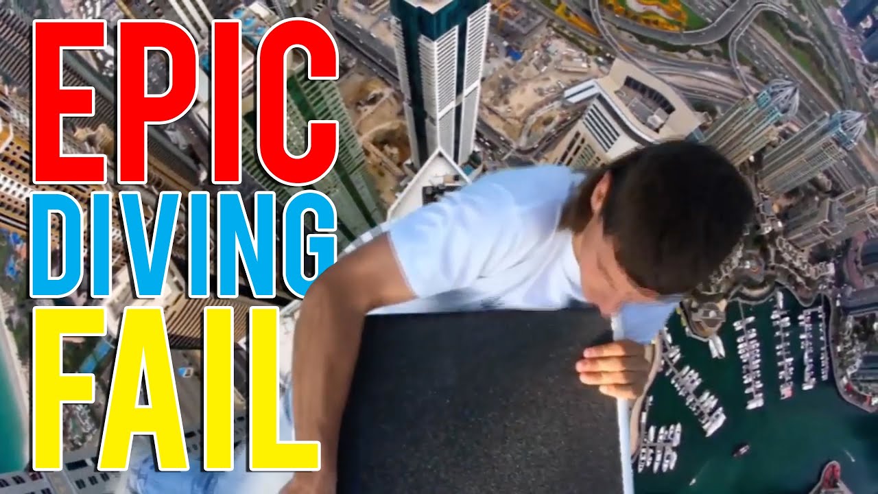 EPIC Diving Fail at De Papiermolen - YouTube