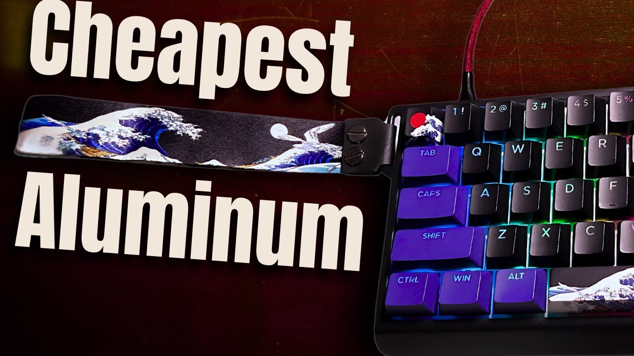 XVX H61 Kanagawa Themed Mechanical keyboard - YouTube