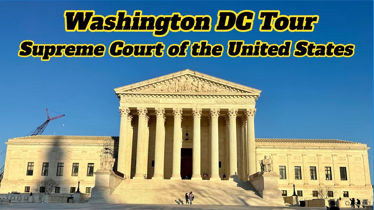 🚴 Washington DC Sunset Tour | US Supreme Court | Feb 2023 | Part 6 of 9 ...