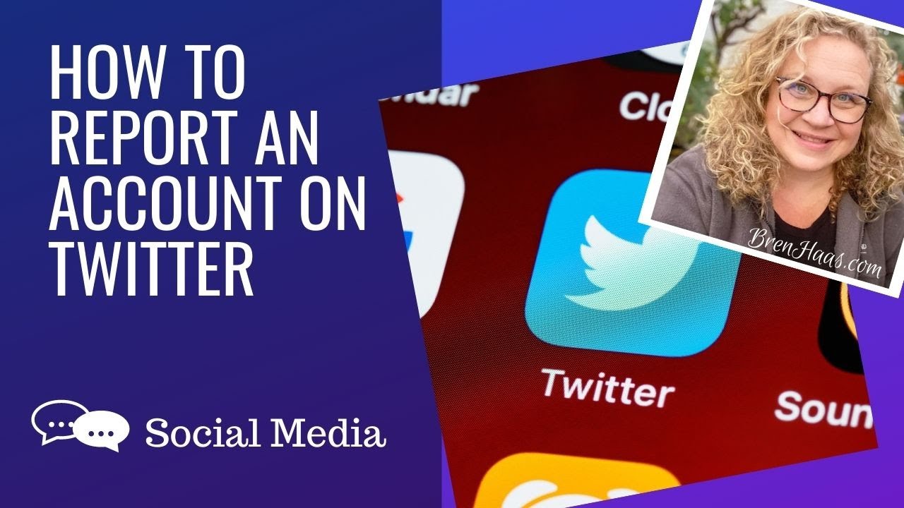 How to Report an Account on Twitter - YouTube