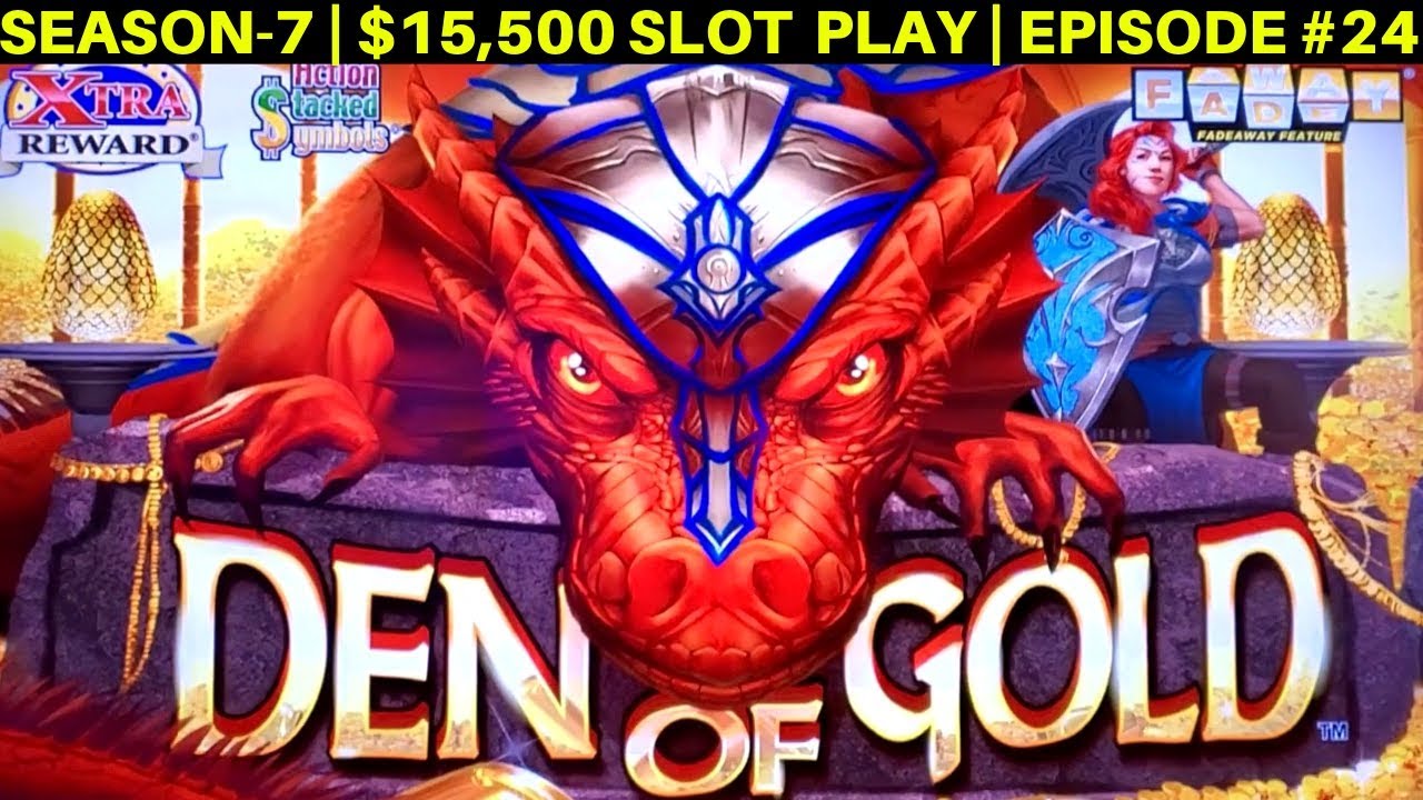 Den of Gold KONAMI Slot Machine Live Play | SEASON-7 | EPISODE #24 ...