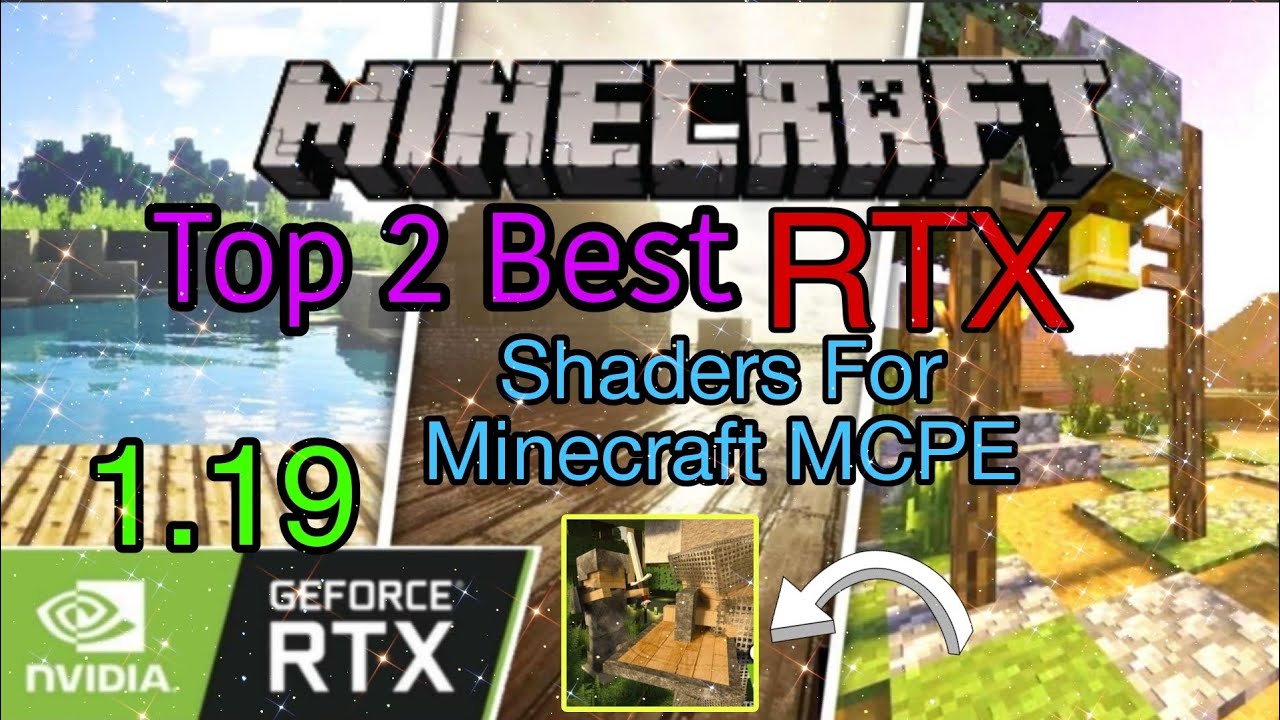 Top 2 Best RTX shaders for mcpe || 1.19 || Minecraft 2023 || In tamil ...
