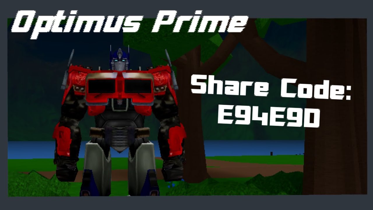 【RHS】 ROTB Optimus Prime Outfit Code - YouTube
