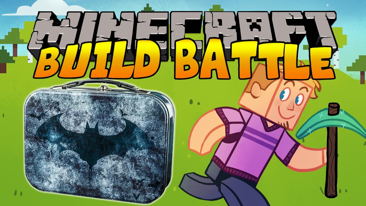 Minecraft: Build Battle with AJ! - Winter & Lunchbox - YouTube