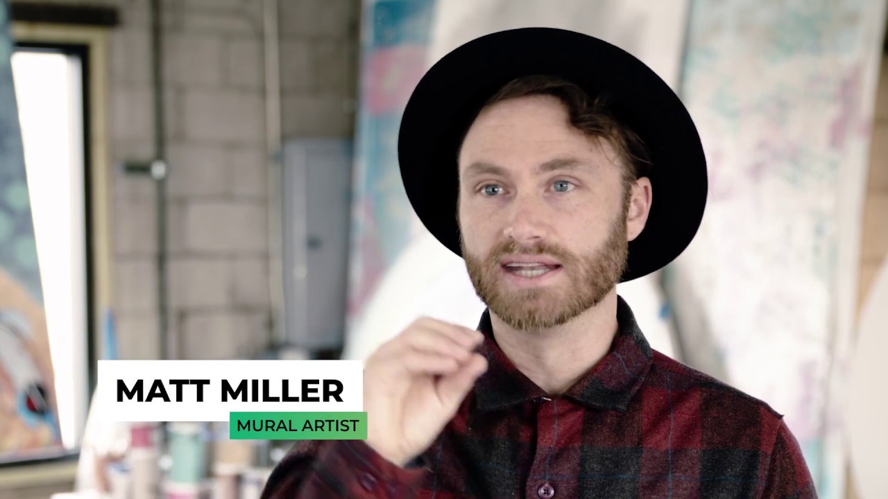 Artist Matt Miller@The HUB by Phillip Person - YouTube