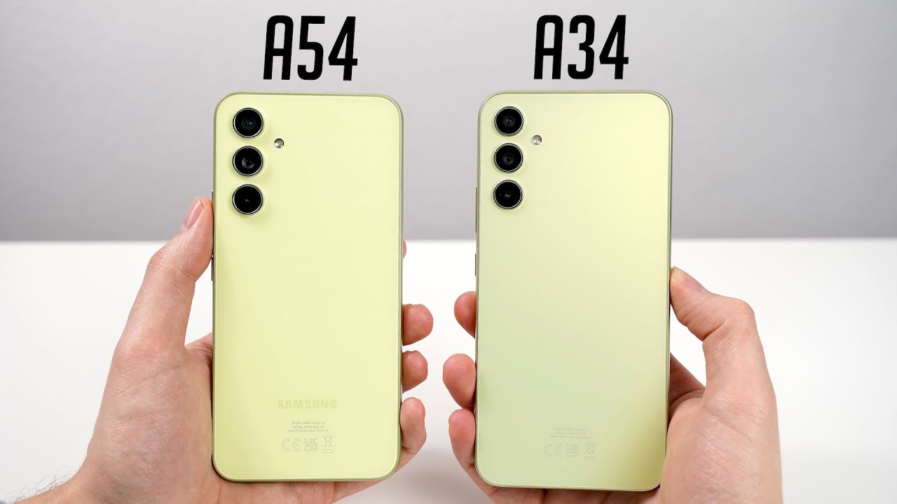 Samsung Galaxy A54 vs. A34 - Vergleich (Deutsch) | SwagTab - YouTube