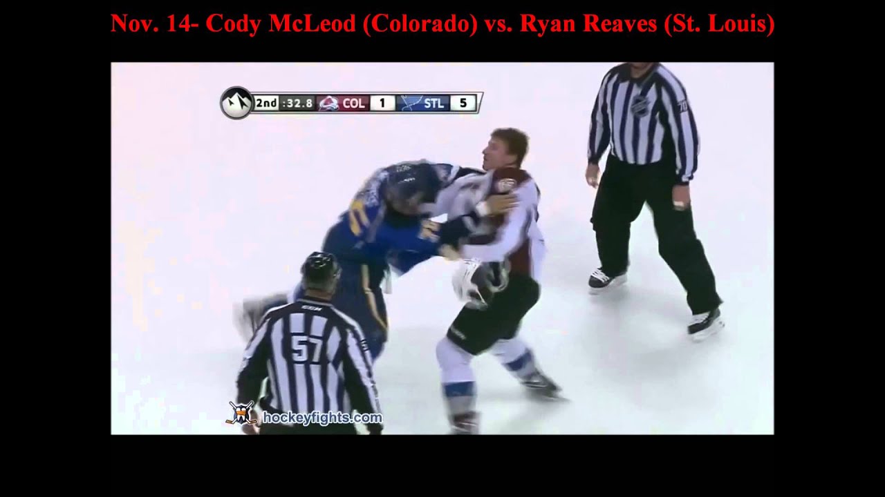 Top Ten NHL Hockey Fights of November 2013 {HD} - YouTube