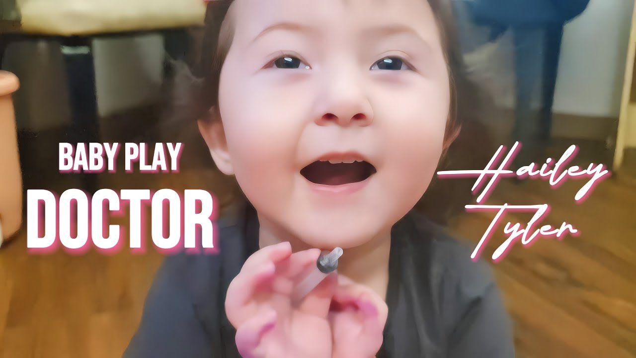 Cute Baby Doctor 💕Hailey Baby Fun Play Kids Doctor Pretend Play Healthcare #shorts - YouTube