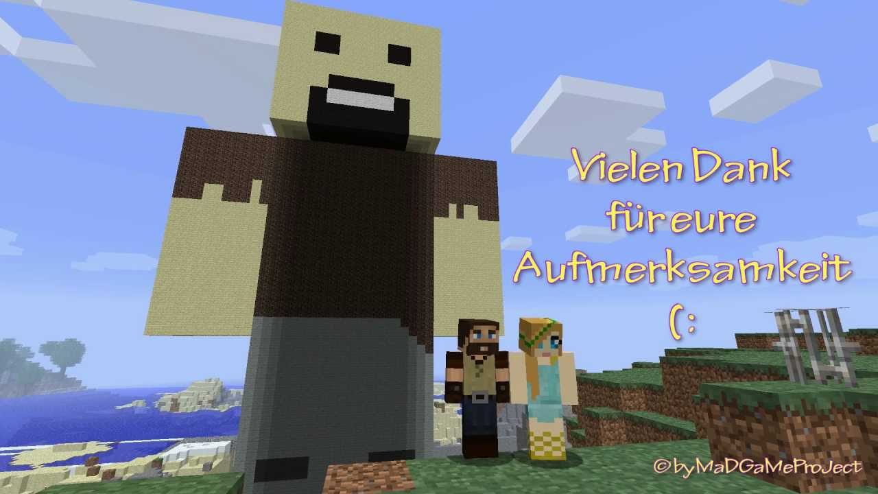Große Notch Statue - Minecraft - YouTube