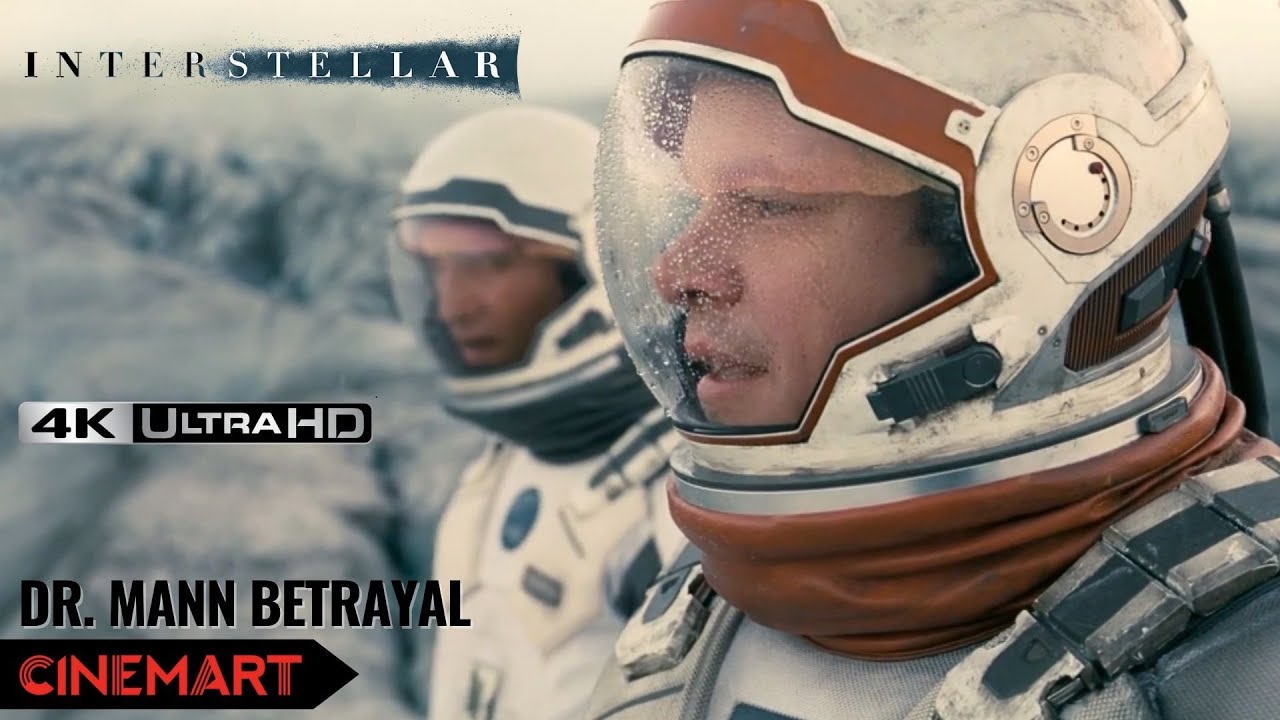 INTERSTELLAR (2014) | Dr. Mann Betrayal | Cooper and Mann fight Scene ...
