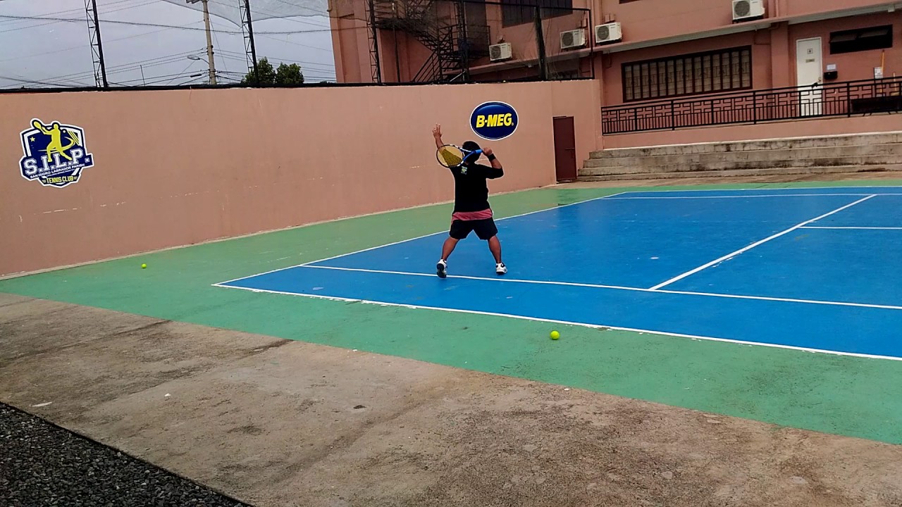 Practice lob, overhead or smash - YouTube