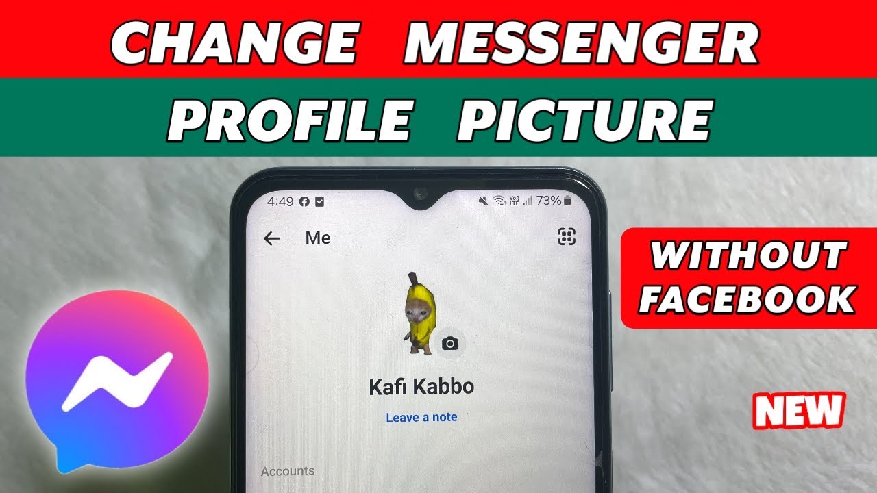 How to Change Profile Picture on Messenger without Facebook - Full ...