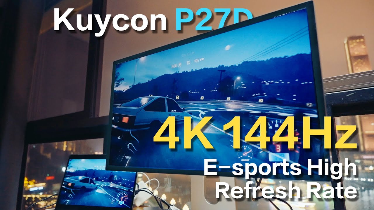 KUYCON P27D | 27 inches+4K+144Hz Monitor #kuycon - YouTube