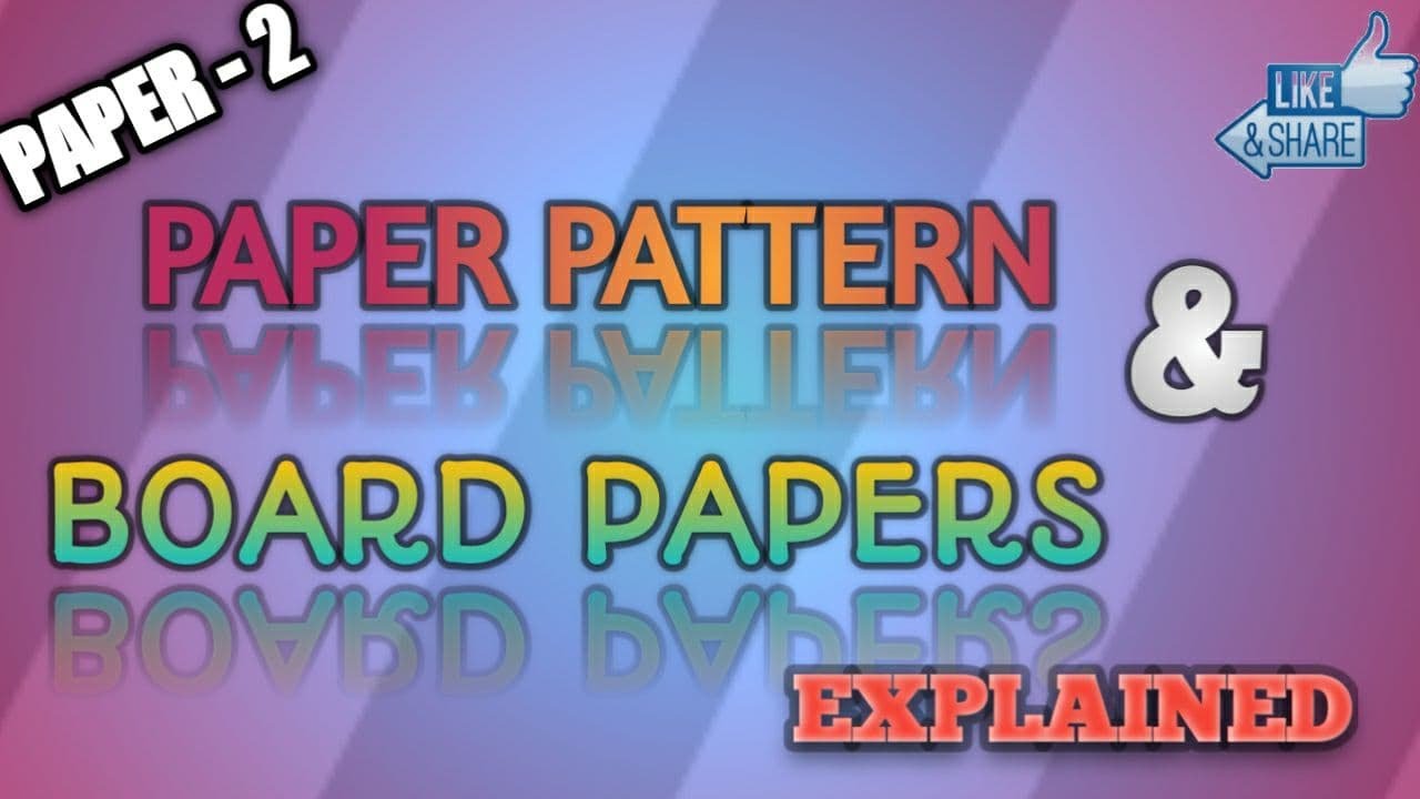 (CROP SCIENCE PAPER - II 12TH L - 02 ) PAPER PATTERN | BOARD PAPERS ...