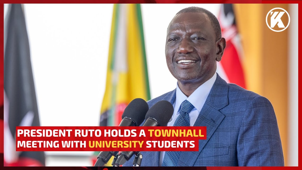 LIVE: President Ruto Holds a TownHall Meeting With University Students ...